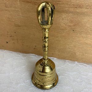 Vintage | Accents | Vintage Hand Carved Cast Iron Bell | Poshmark